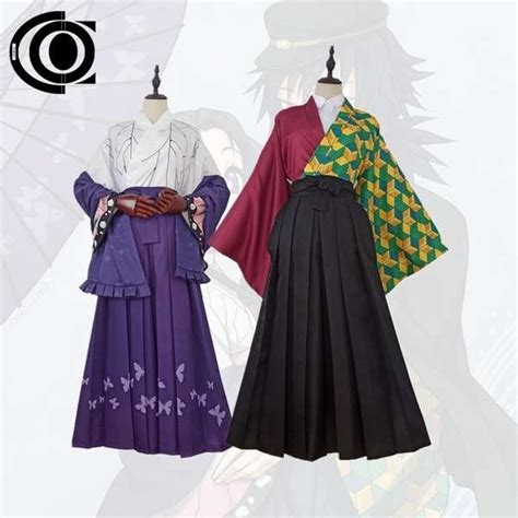 鬼滅之刃蝴蝶忍和服cos富岡義勇大正和風cosplay漫展角色扮演服裝 蝦皮購物