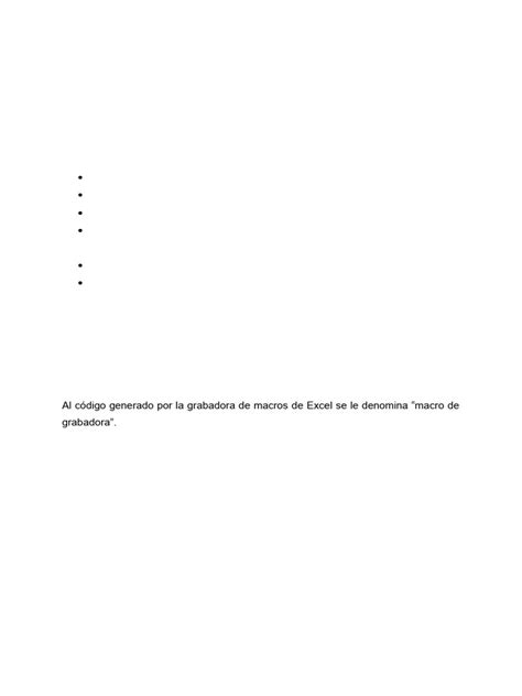 Macrostarea Pdf Microsoft Excel Visual Basic Para Aplicaciones
