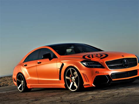 Orange Vorsteiner Mercedes Benz E Class