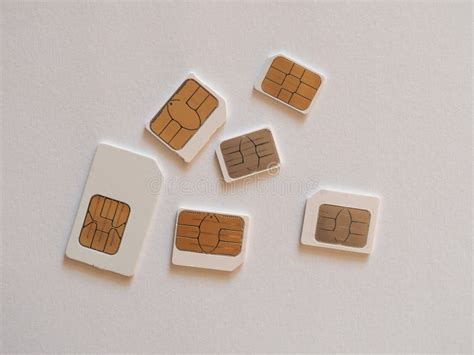 Mini Micro And Nano Sim Stock Image Image Of Portability