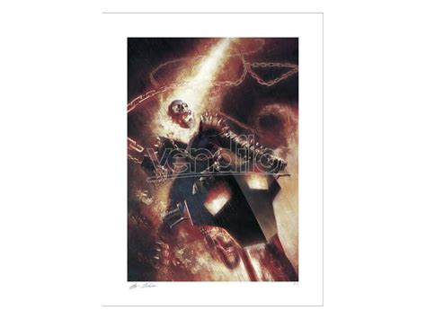 Marvel Art Print Ghost Rider 46 X 61 Cm Unframed Sideshow