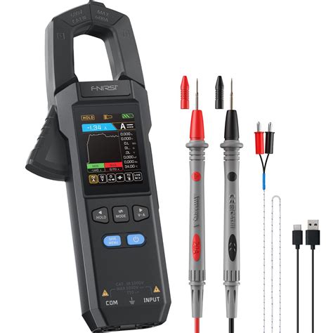 Fnirsi Dmc 100 Digital Clamp Meter Multimeter 9999 Counts Trms 600a