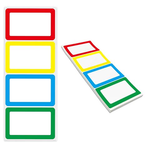 Self Adhesive Name Badge Labels Non Toxic Eco Friendly Material