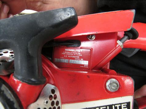 Vintage Homelite Super EZ Automatic Chainsaw 16 Bar With Ca