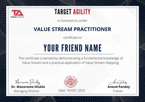 Value Stream Practitioner Free Session Target Agility