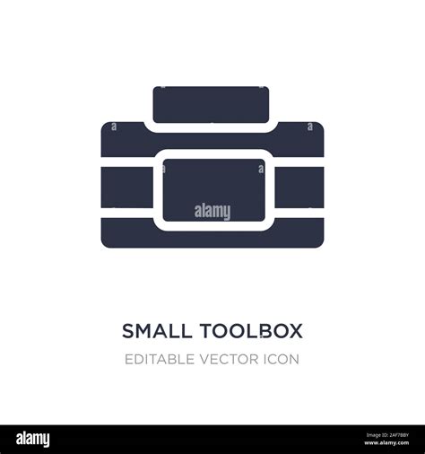 Small Toolbox Icon On White Background Simple Element Illustration From Fashion Concept Small