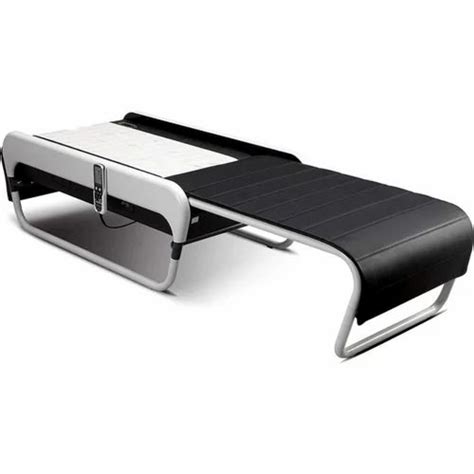 Black And White Steel Automatic Thermal Massage Bed Size 75x30inch At