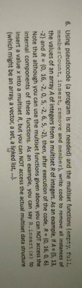 6 Using Pseudocode A Program Is Not Needed And The