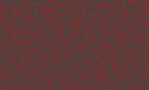 Green And Red Turing Pattern Structure Oraganic Lines Background