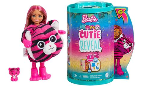 Barbie Cutie Reveal Chelsea Lalka Tygrys Seria Dżungla Lalki i