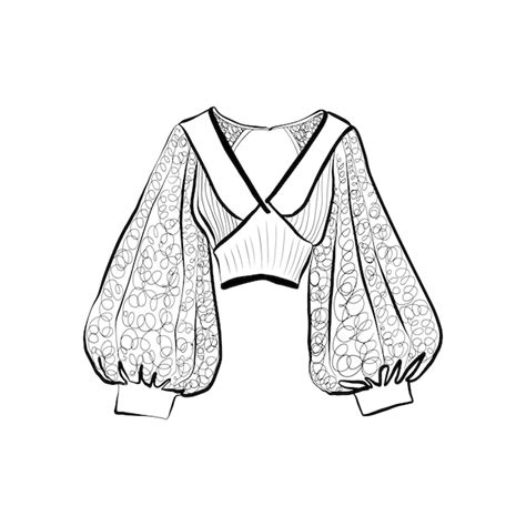 Colección De Bocetos De Moda Ilustración De Vector De Moda Dibujada A