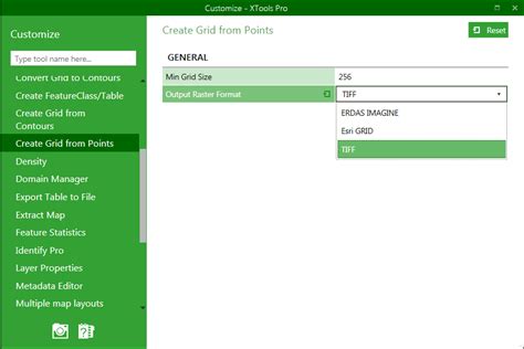 Xtools Pro Help Customizing Create Grid From Points Tool