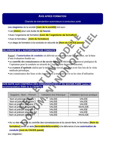 CACES Ou Autorisation De Conduite Pour Mes Collaborateurs