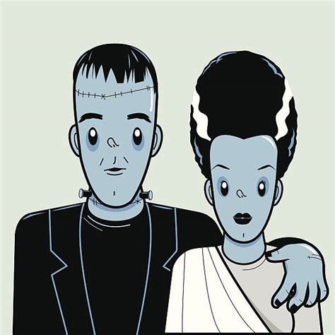 Cartoon Of The Bride Of Frankenstein Illustrations Royalty Free Vector
