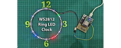 Ws2812 Ring Led Clock With Ntp Server Using Esp32