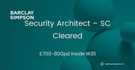 Tech Contracts Online On Linkedin Security Architect Sc Cleared
