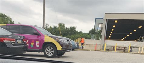 So I Routinely Share Route Times With A Car That Has A Full Wrap Advertising Safe Sex Complete