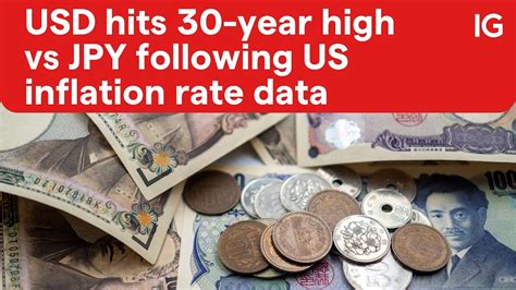USD Hits 30 Year High Vs JPY Following US Inflation Rate Data YouTube
