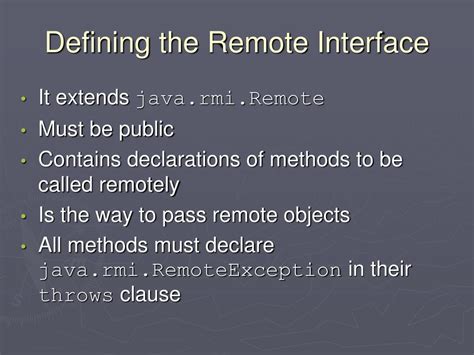 Ppt Java Remote Method Invocation Powerpoint Presentation Free Download Id6992744