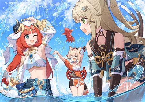 夏天插画师tke Gお的绮良良插画图片 Bobopic