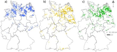 Spatial Allocation Of Wind Turbines For A Deployment Level Of 200 Twh A Download Scientific