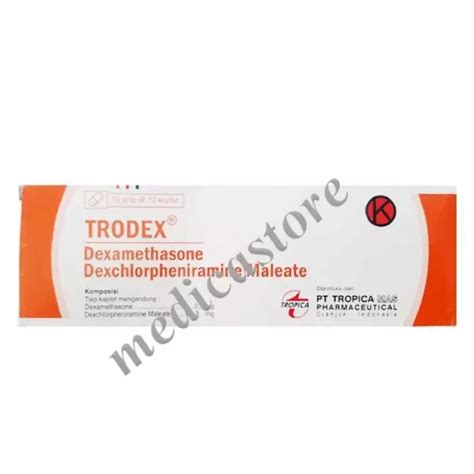 Trodex Kapsul Harga Manfaat Kandungan Dosis Indikasi Konsultasi Resep