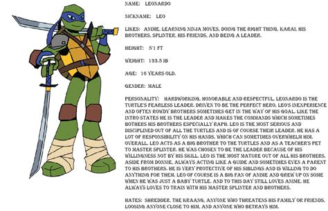 Tmnt My Leo Design By Minesonic06 On Deviantart