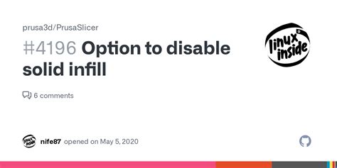 Option To Disable Solid Infill · Issue 4196 · Prusa3dprusaslicer · Github
