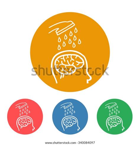Brainwashing Concept Art Hand Drawn Vector Stock Vector Royalty Free