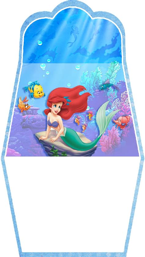 Kit Digital Gratuito Para Imprimir Ariel A Pequena Sereia Convites
