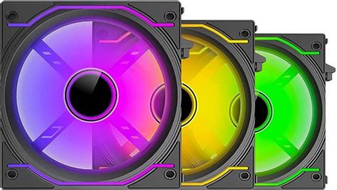 Ant Esports Crystaflow 3 In 1 120mm Argb Case Fan Kit Cooling Fan