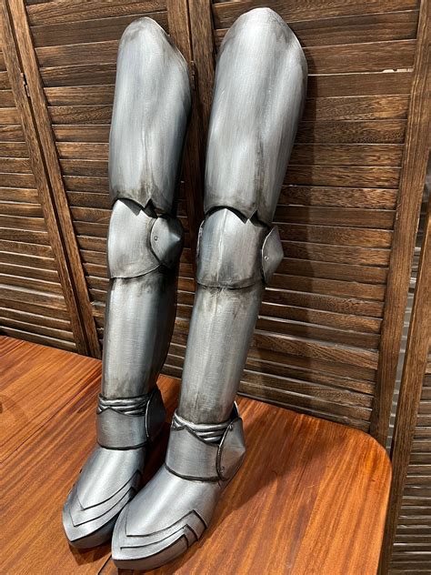Cosplay Legboot Armorknightmedieval Renaissance Etsy