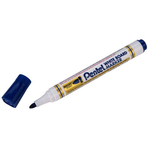 Pentel Mw85 C Whiteboard Marker Bullet Tip Blue Rapid Electronics