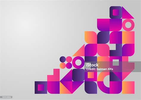 현대 바우하우스 추상적 배경 벡터 추상 그래픽 디자인 배너 패턴 배경 템플릿 기하에 대한 스톡 벡터 아트 및 기타 이미지