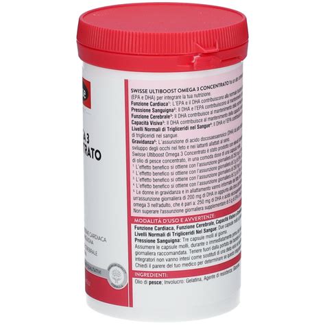 Swisse Omega 3 Concentrato 60 Pz Redcare
