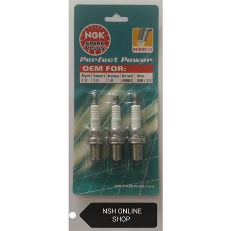 Spark Plug NGK For Perodua Kelisa Kenari Viva Myvi Kancil Fuel Injection BKR E