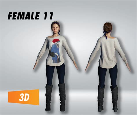 Female 11 Filebase For Unity