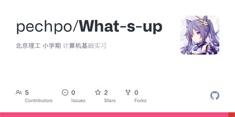 Github Pechpo What S Up