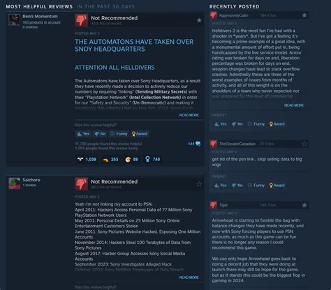 Helldivers 2 Review Bombed On Steam After Psn Account Linking