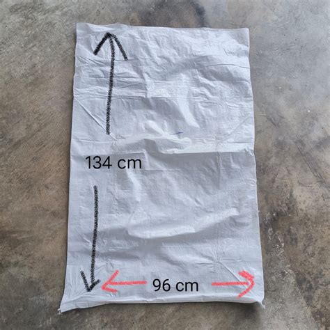 Sack Bag 1 PC 50 Kg Used Big Gunny Bag Woven Bag Recycle Bag Sugar Bag