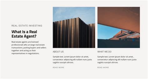 real estate agent html5 template by nicepage