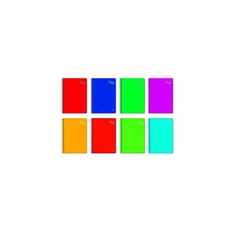 PACSA CUADERNO XTRA 80 HOJAS LISO TAPA DURA FOLIO 60GR COLORES SURTIDO