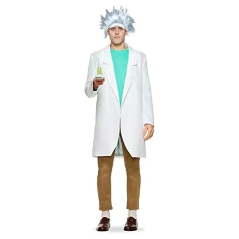 Disfraz De Rick Adultos De Rick And Morty Disfraz Ofic Envío Gratis
