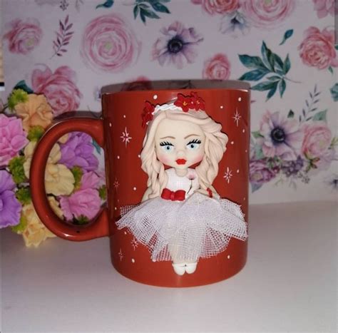 Pin By Юлия Чикурова On Кружки с декором из полимерной глины Mugs