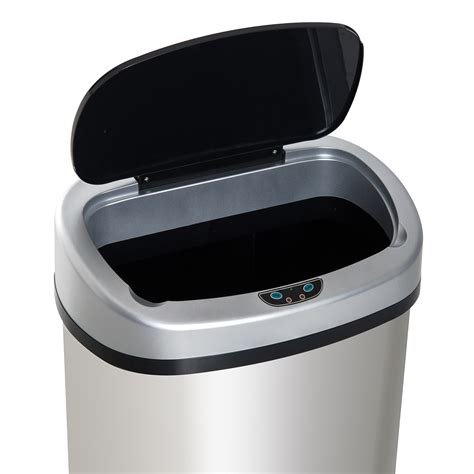 Sensor Dustbin Touchless Trash Can Automatic Garbage Bin Stainless Steel Ebay