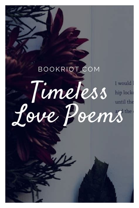 Timeless Love Poems Love Poems Poems Book Recommendations