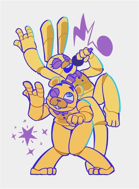 Fredbear And Springbonnie Fanart Fnaf Drawings Fnaf Art Fnaf Funny