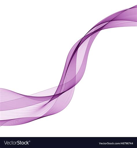 Blue Wave Abstraction Brochure Template Eps 10 Vector Image