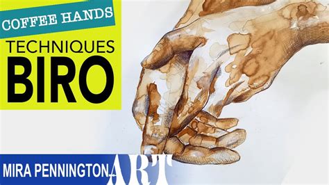 How To Draw With Biro And Coffee How To Draw Hands Step By Step