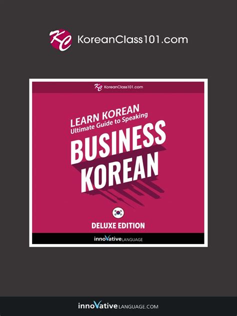 Ultimate Guide To Speaking Business Korean For Beginners Pdf Korean